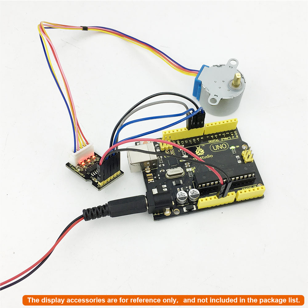 KS0327 Keyestudio Stepper Motor Drive Board + 5V Stepper Motor Kit ...