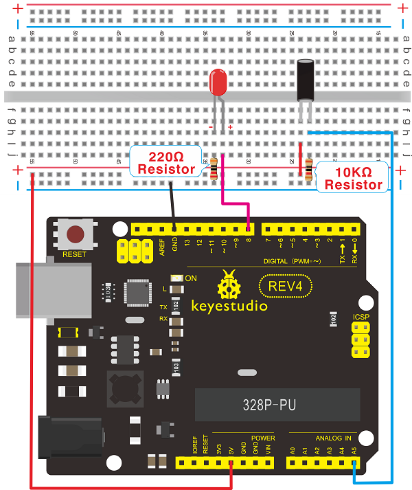Ks0069(72, 73) keyestudio Basic Starter Kit for Arduino Starters ...