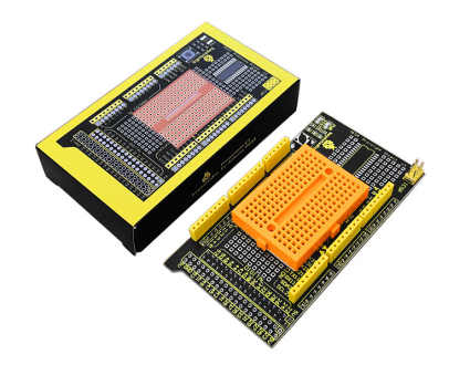 Ks0005 keyestudio MEGA ProtoShield V3 with Tiny Breadboard - Keyestudio Wiki