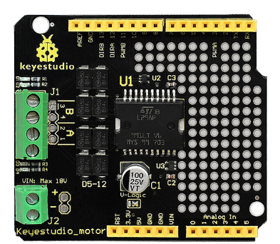 Ks0007 keyestudio L298P Motor Shield - Keyestudio Wiki