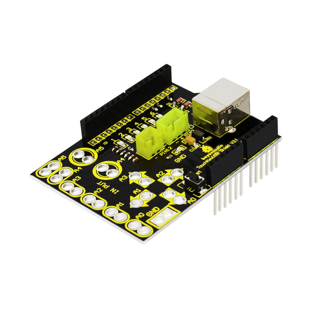 Ks0147 keyestudio Touch Key USB shield - Keyestudio Wiki