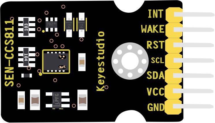 KS0457 keyestudio CCS811 Carbon Dioxide Air Quality Sensor - Keyestudio Wiki