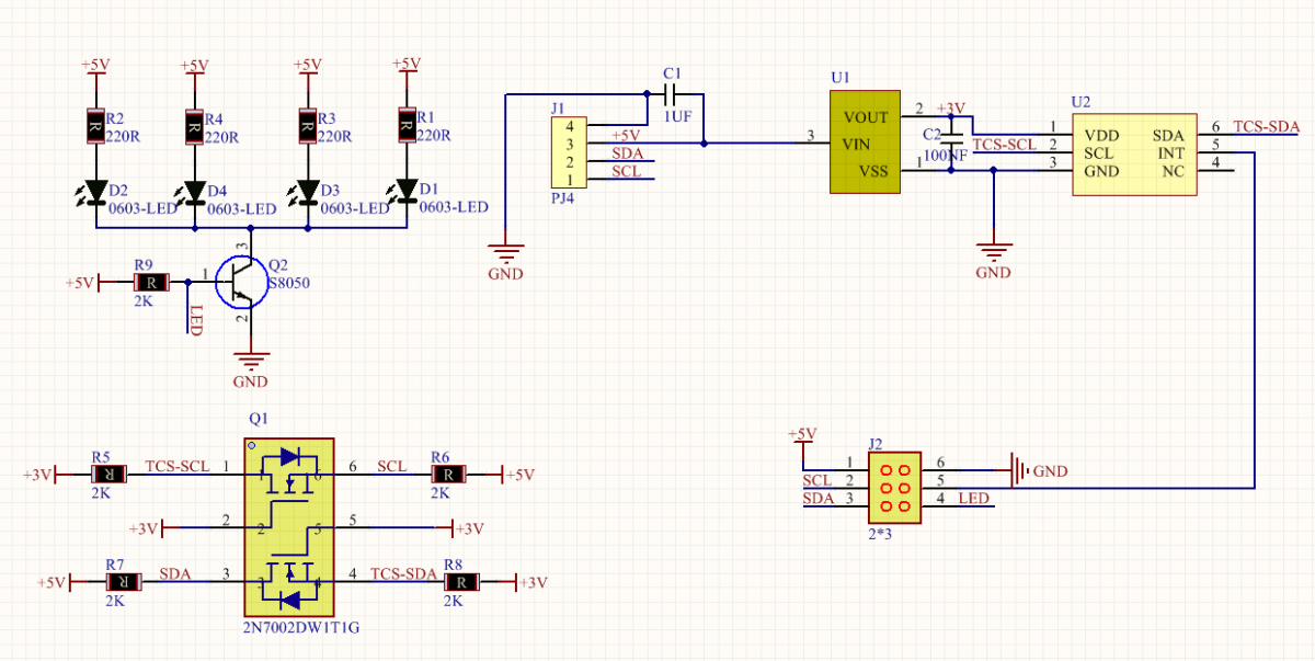 KS0494 Keyestudio micro bit honeycomb TCS34725 Color Sensor ...