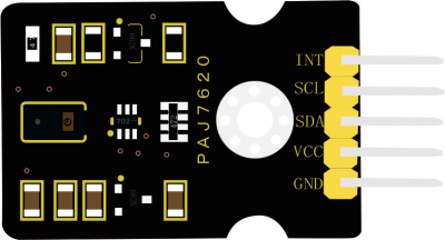 KS0458 Keyestudio PAJ7620 Gesture Recognition Sensor Module - Keyestudio Wiki