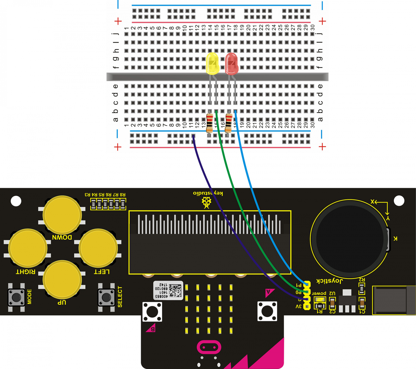 KS0296 Keyestudio Joystick Breakout Board for micro bit - Keyestudio Wiki