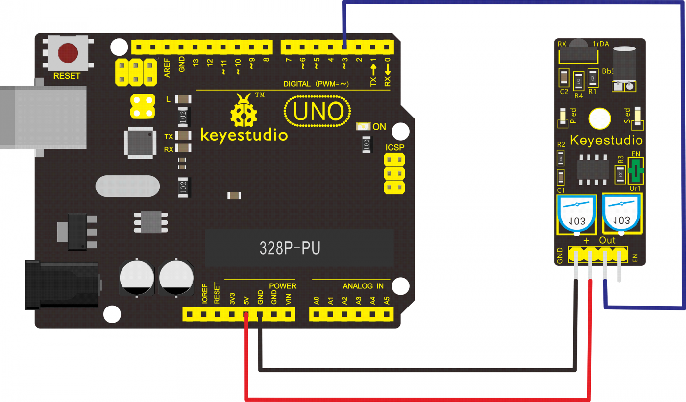 Ks0051 keyestudio Infrared Obstacle Avoidance Sensor - Keyestudio Wiki