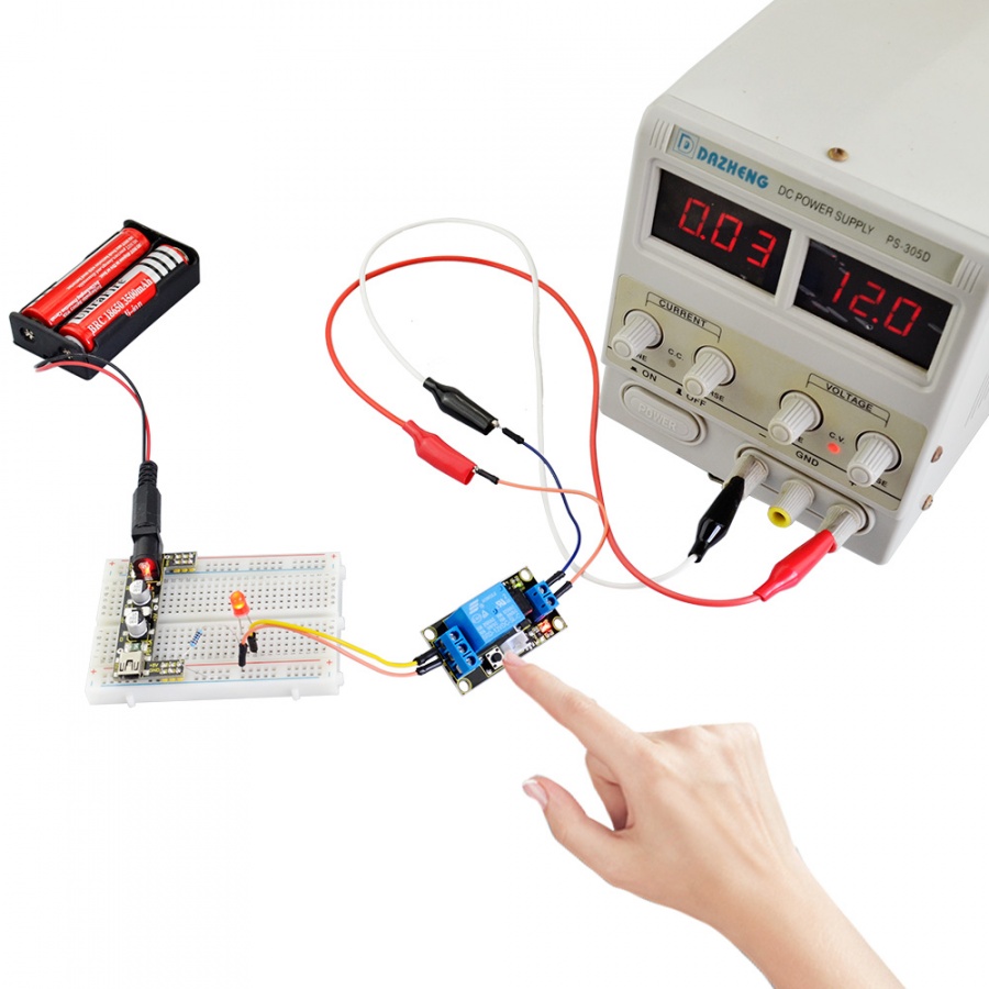 KS0317 keyestudio Relay Module (Black and Environmental-friendly ...