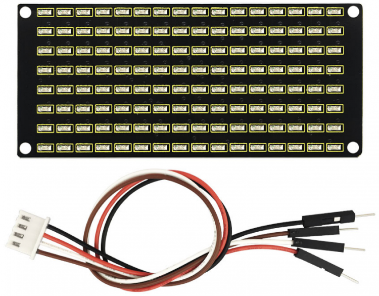 KS0357A Keyestudio 8x16 LED Matrix Panel - Keyestudio Wiki