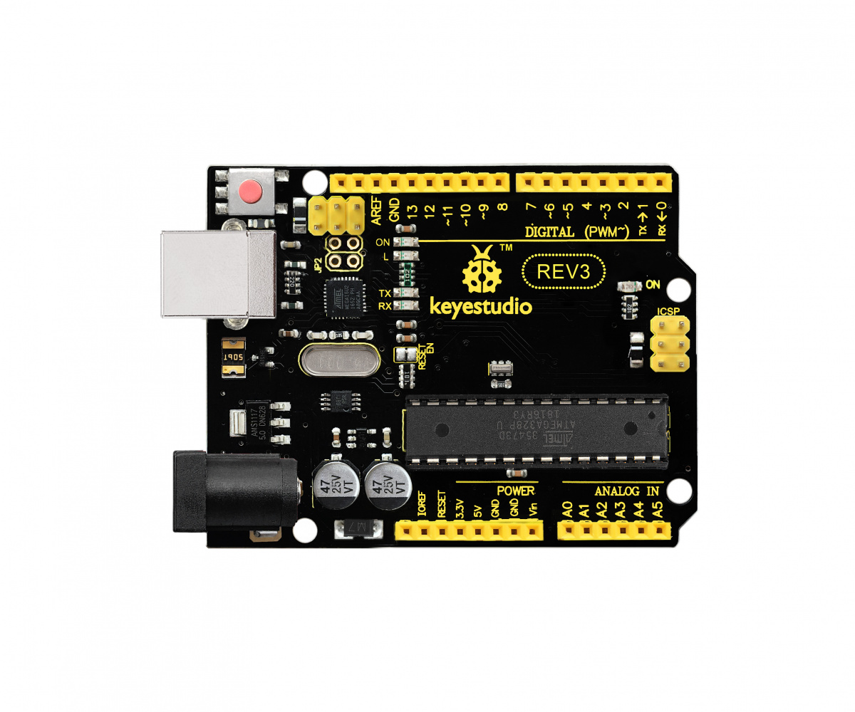 KS0001A Keyestudio REV3 (Black) Main Control Board - Keyestudio Wiki
