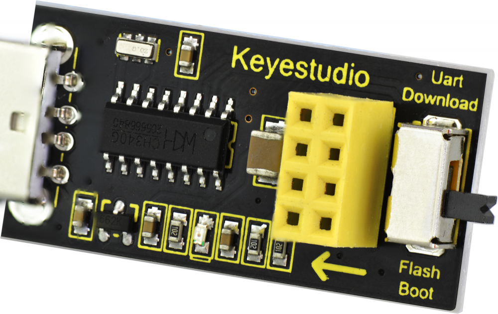 KS0409 Keyestudio ESP-01 DHT11 Temperature and Humidity Module - Keyestudio Wiki