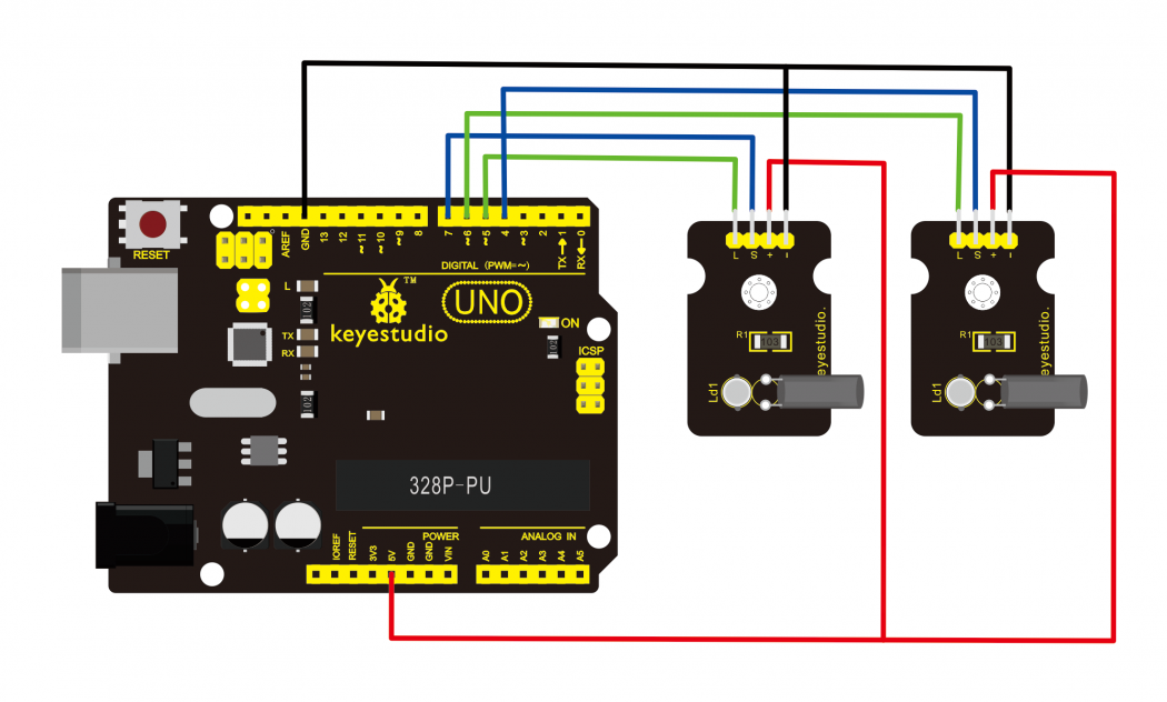 Ks0030 keyestudio Magical Light Cup Module - Keyestudio Wiki
