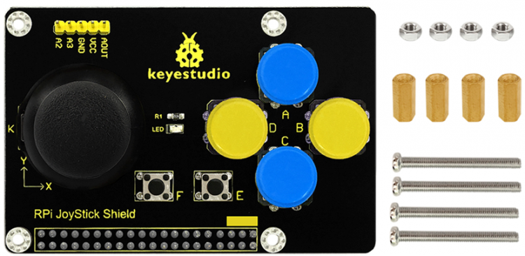 KS0211 keyestudio RPI JoyStick Shield - Keyestudio Wiki