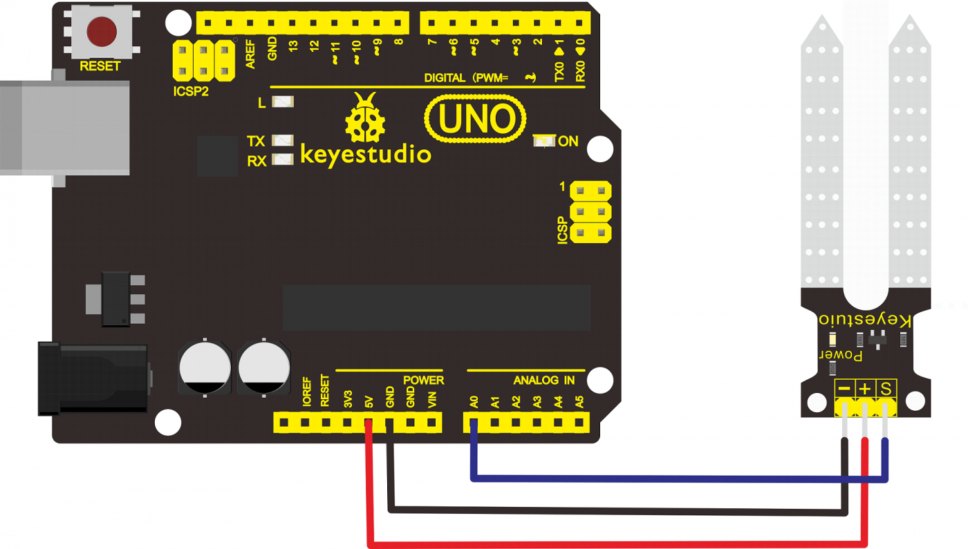 Ks0049 keyestudio Soil Humidity Sensor - Keyestudio Wiki
